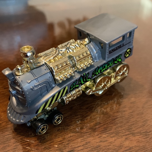 Toys | Vintage Hot Wheels Rail Rodder Train Engine 5 Mattel 1995 ...